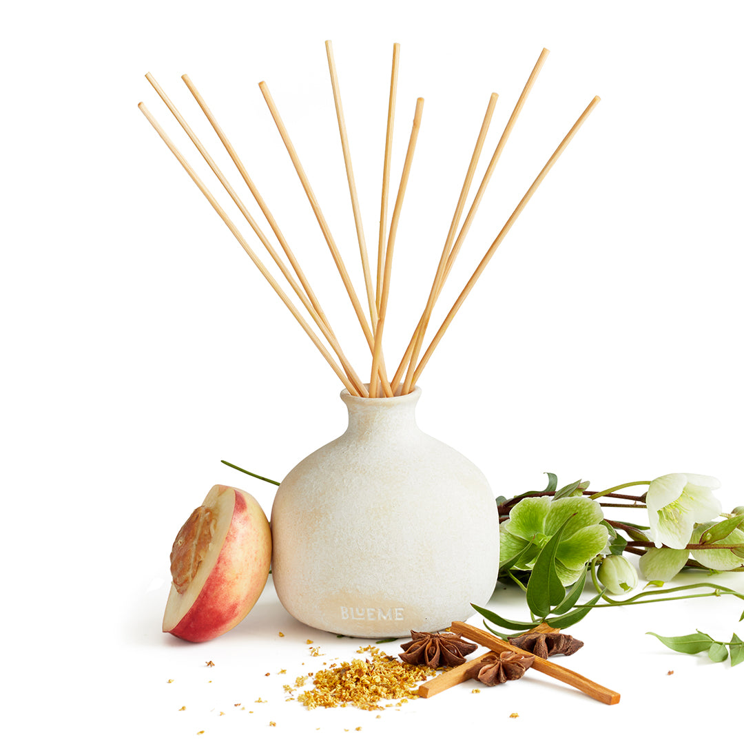 Calm - Ceramic Refillable Diffuser - Osmanthus & Sandalwood – Blueme